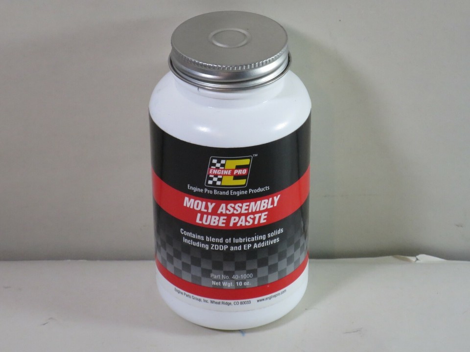 Moly Engine Assembly Lube Paste 10 Oz Engine Pro ZDDP EP Additives 40 ...
