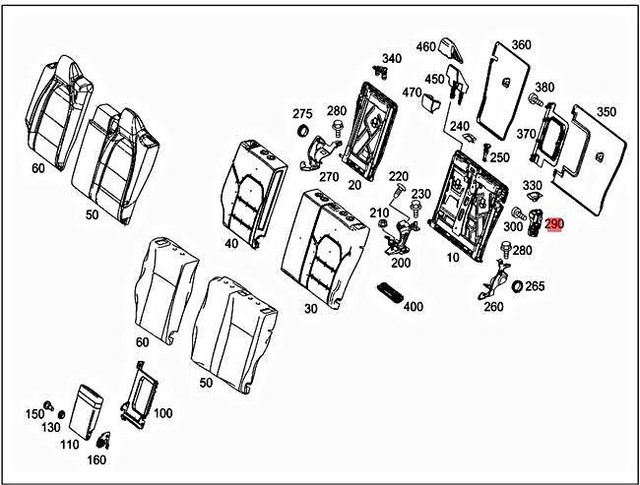 Genuine Mercedes-Benz Lock Assembly 1769209300 OEM for sale online | eBay