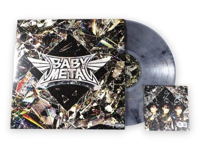 Baby Metal Band Signed Autographed Album Insert White Noise Vinyl Color ...