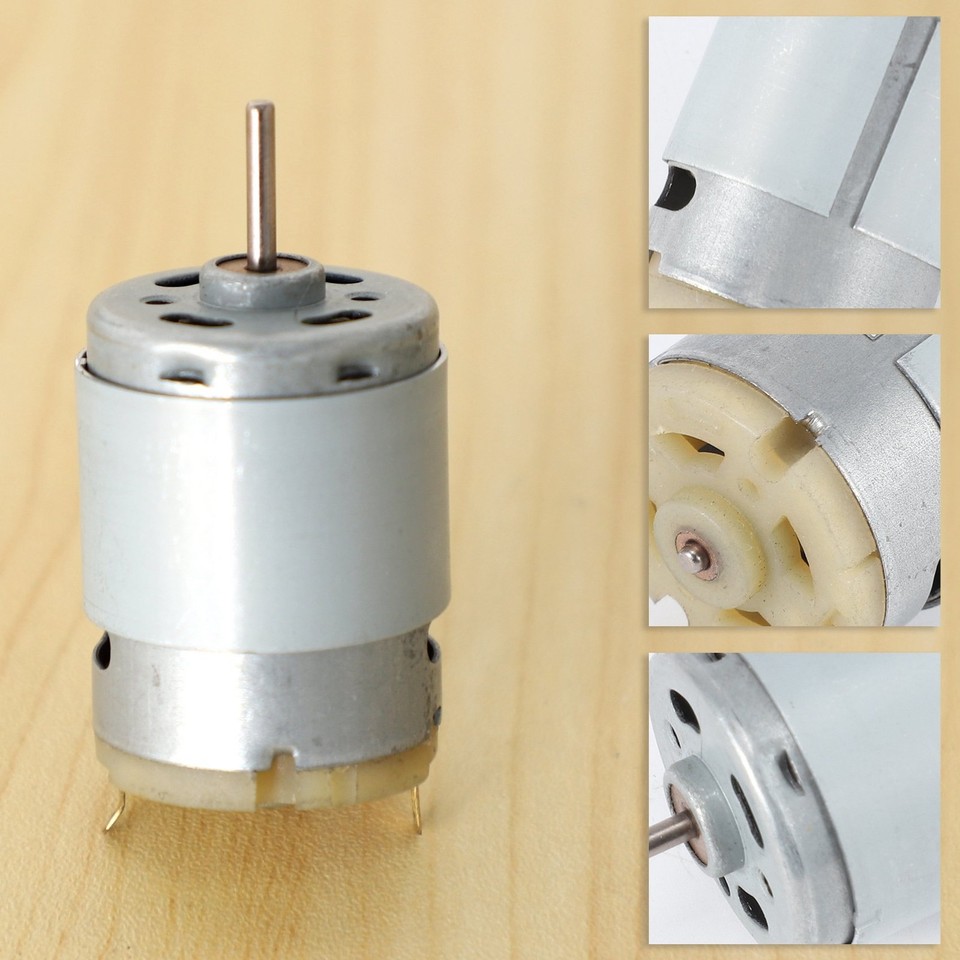 1X(RS380 DC 1.5-18V 30000RPM Micro Motor 38x28mm for RC Model Toys DIY ...