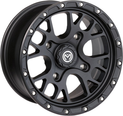 Moose Racing 545X ATV/UTV Wheels 14X7 - 4/110 Satin Black 0230-1094 | eBay