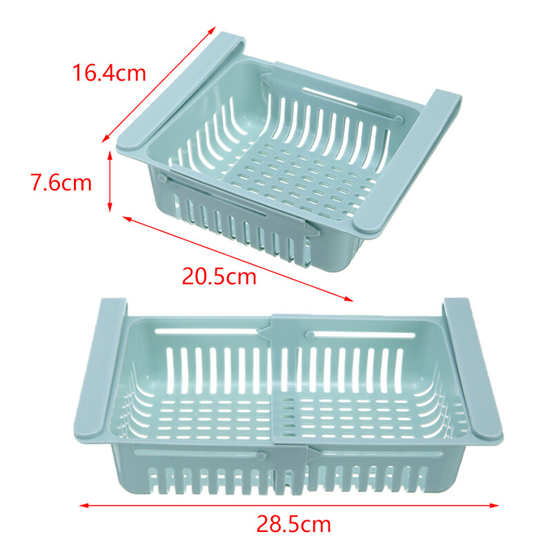 Slide Kitchen Fridge Freezer Space Saver Organizer Storage Rack Shelf ...