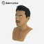 SMITIZEN Realistic Silicone Human Skin Mask With Hair Beard Masquerade ...