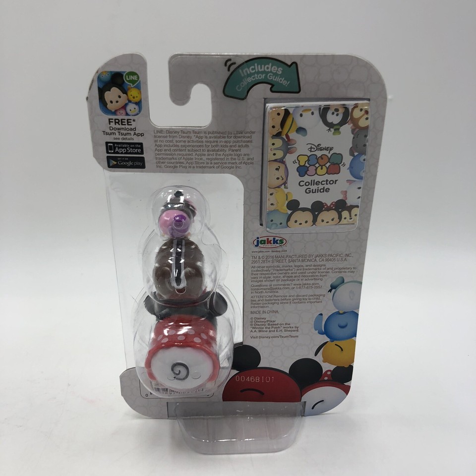 (2) Disney Tsum Tsum 3-Pack Bing Bong Chip Minnie Cheshire Grumpy Bambi ...