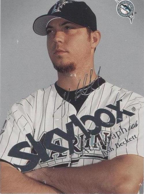 2004 Skybox Autographics - Josh Beckett #55 Insignia /150 for sale ...