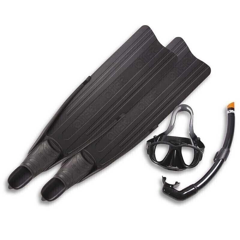 Omer Eagleray Fins Kit With Alien Mask And Zoom Snorkel Spearfishing 40 ...