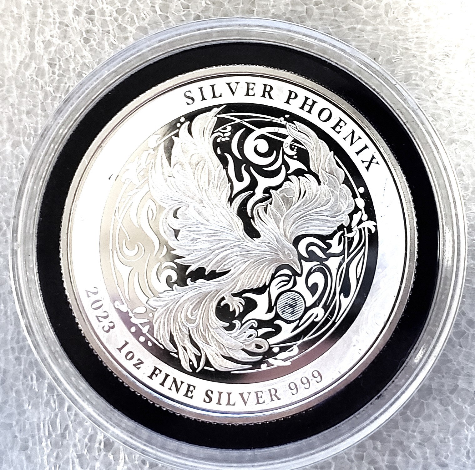 2023 Niue 1oz. Phoenix Silver Coin .999 Fine + Protective Décor Capsule ...