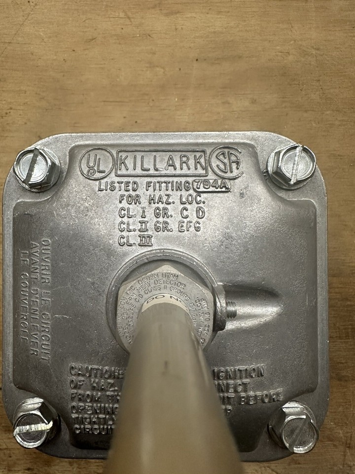Killark 794A Explosion Proof Box W/Thermotech 302 EPM 192° Heat ...