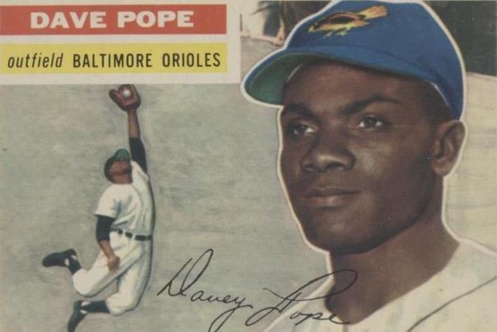 1956 Topps - Dave Pope #154 White Back for sale online | eBay