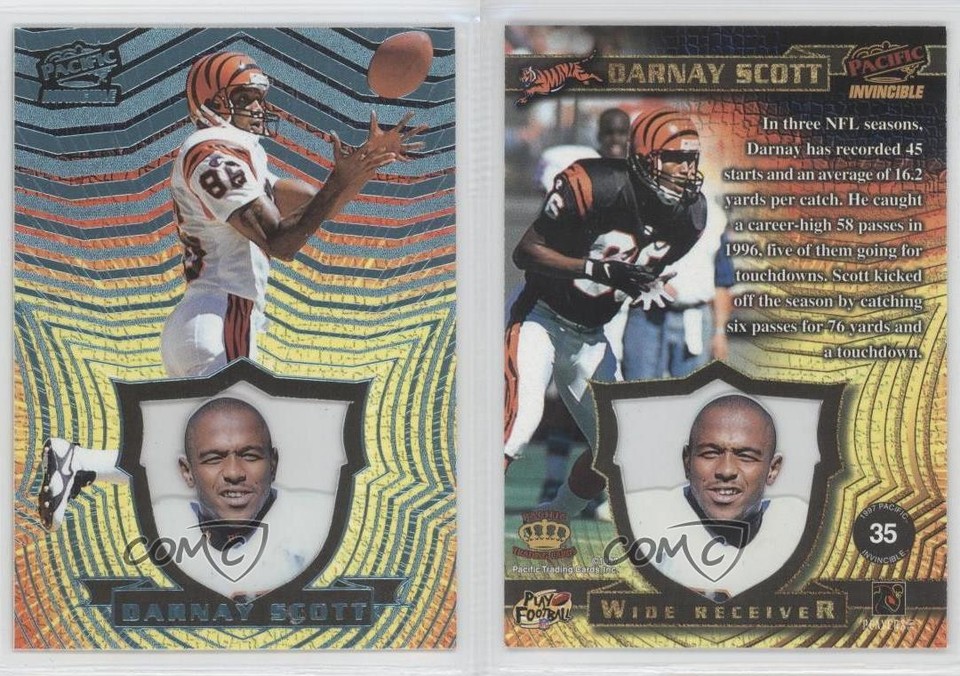 1997 Pacific Invincible Platinum Blue Darnay Scott #35 0q3 | eBay UK