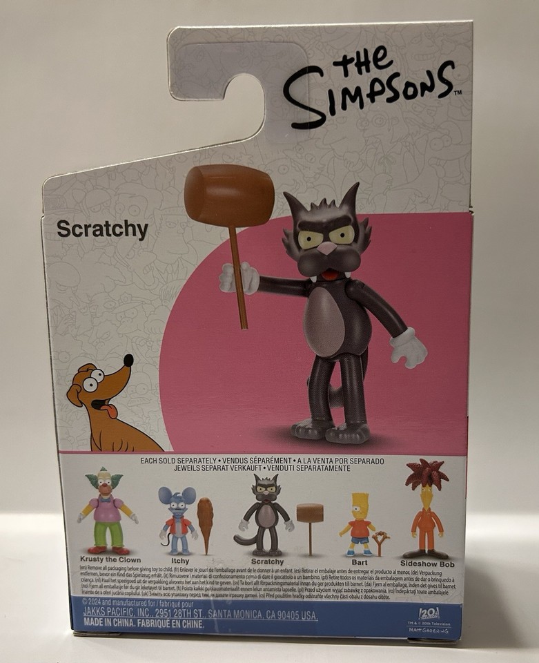 Jakks Pacific The Simpsons Scratchy 2.5 Inch Figure In Box | eBay