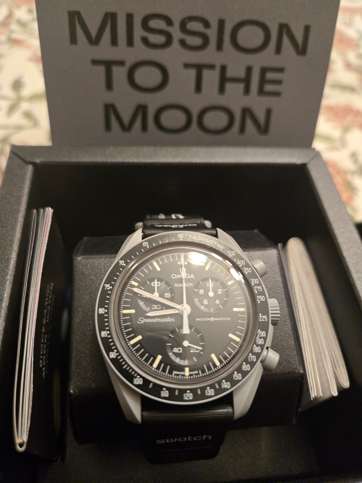 OMEGA x Swatch Speedmaster MoonSwatch Men's Black Wat… - Gem