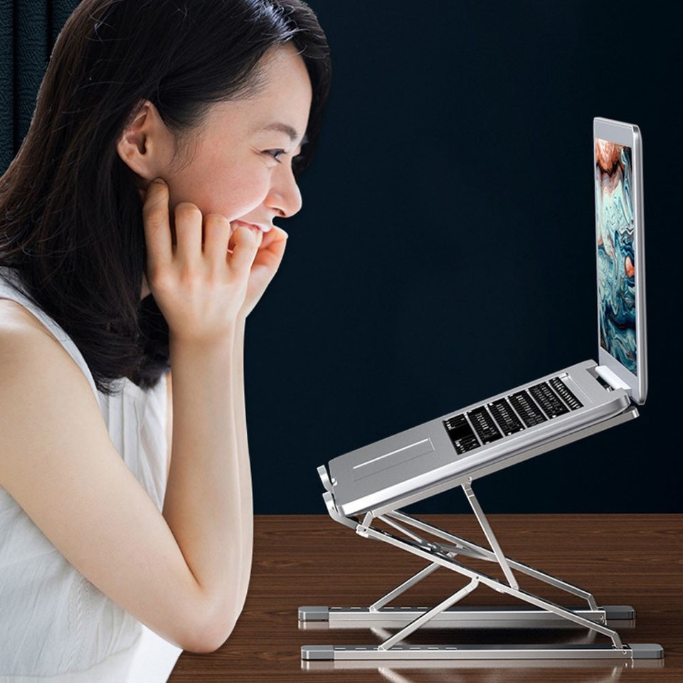 Laptop Arm Mount for Desk Desktop Elevating Holder Computer Stand ...