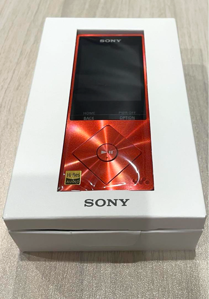 SONY NW-A25 Walkman Red Portable Audio Player 16GB Hi-res New Japanese ...