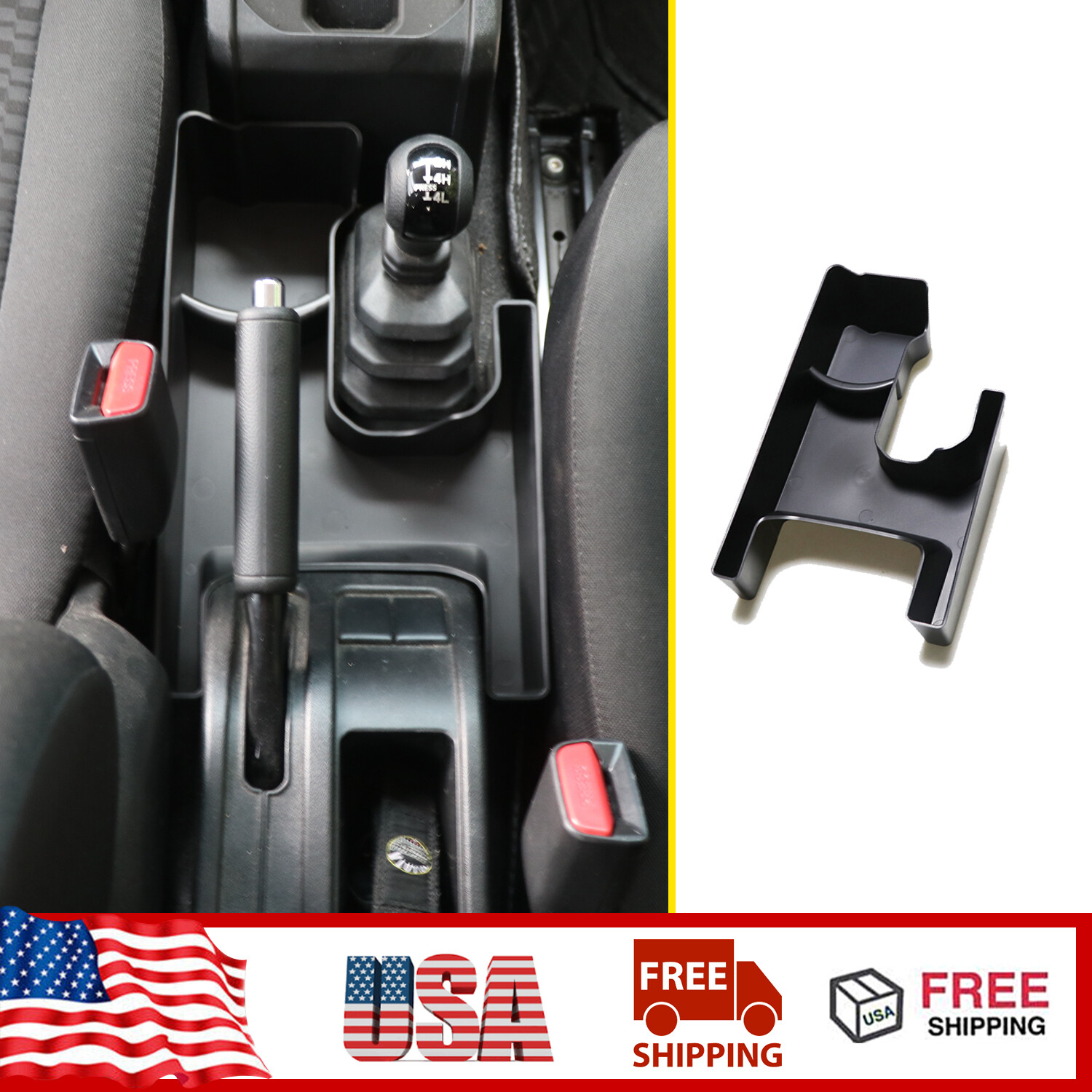 Black Accessories Gear Shift Storage Box Organizer Case for Suzuki ...