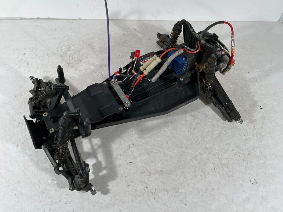 VINTAGE Traxxas Rustler 1/10 2wd Staidum Truck ARTR w/ Original ...