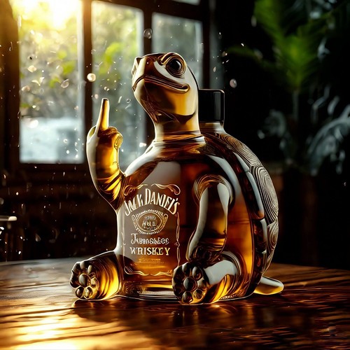 Creativity Turtle Glass Vodka-Shot Whiskey Wine Drinking Bottle ...