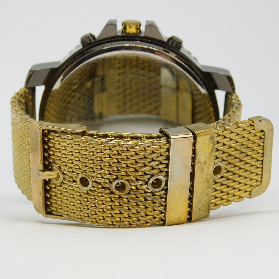 Massive Heavy Luis Cardini 9278 Mesh Band Quartz Men's Fashion Watch ...