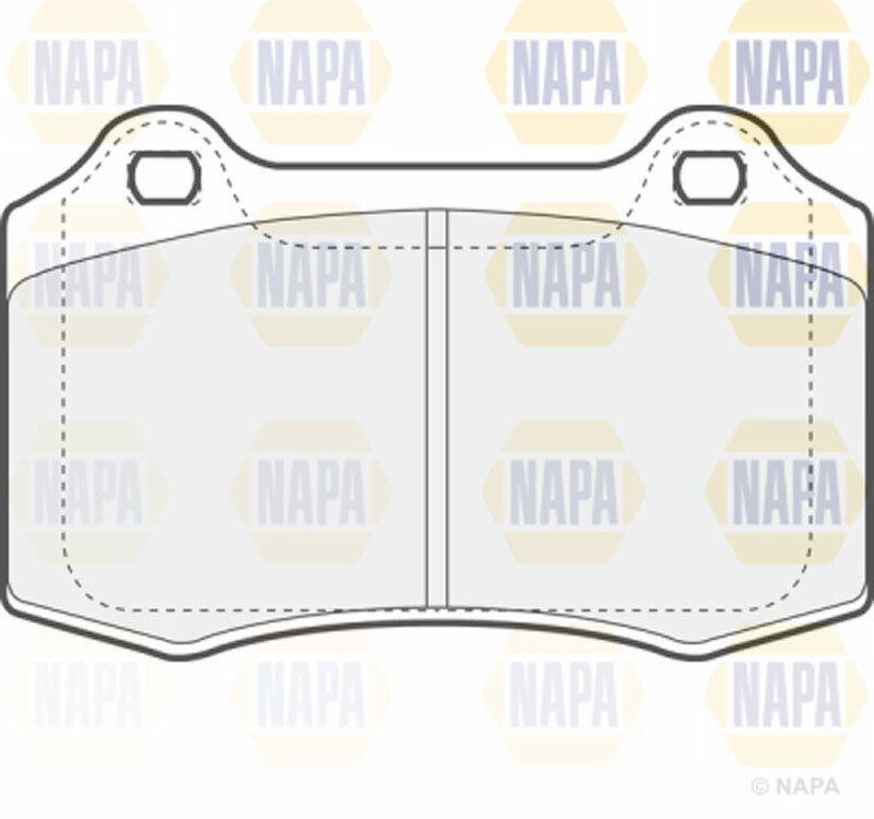 Fits Peugeot 208 Jaguar XK8 S-Type Brake Pads Set Front Rear NAPA ...