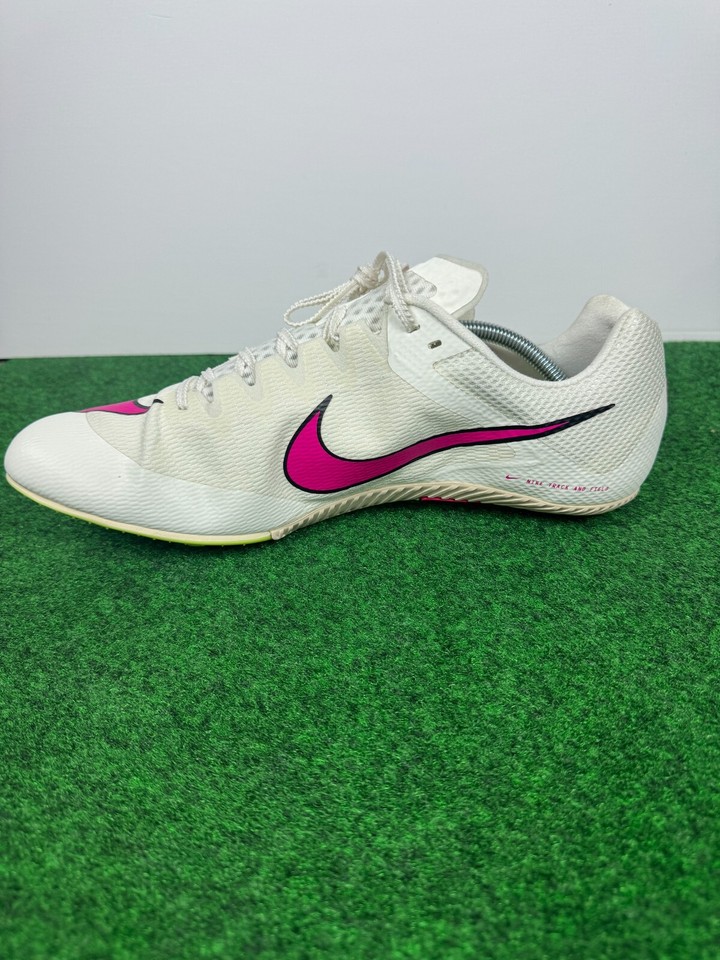 Size 14 - Nike Zoom Rival Sprint Low Sail Fierce Pink Spikes Sprinting ...
