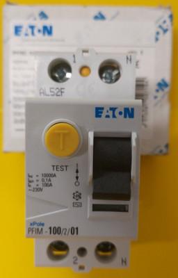 EATON 100A RCD 2 POLE 2 MOD 100mA AC PFIM-63/2/01 new boxed | eBay UK