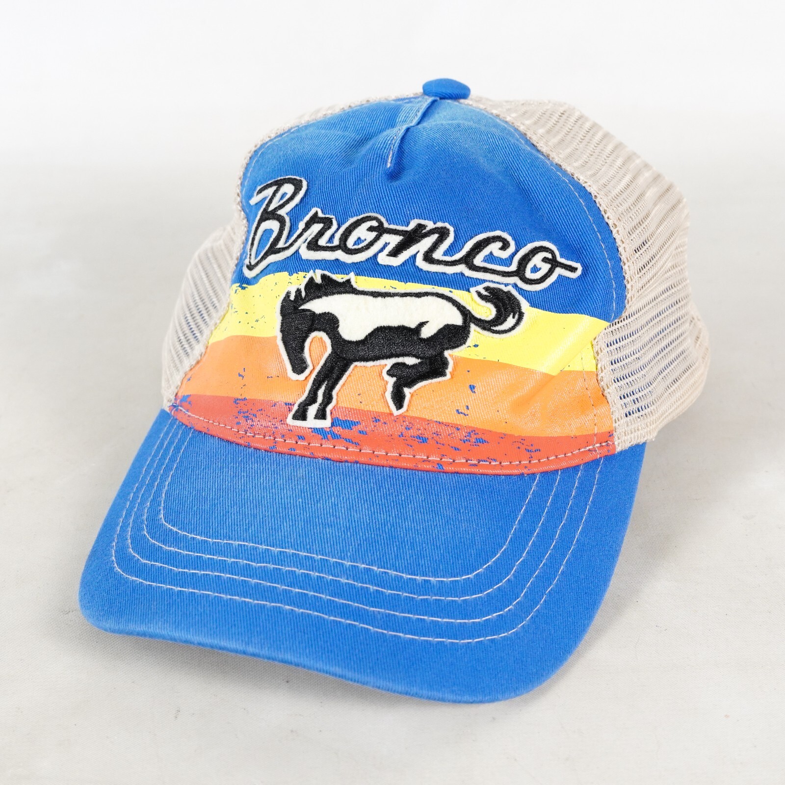 Ford Bronco Horse Mesh Trucker Hat Cap Visor Adjustab… - Gem