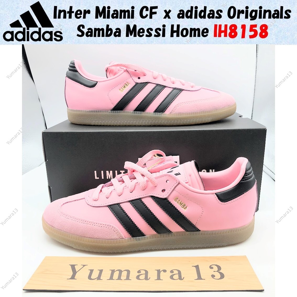 Inter Miami CF × adidas Originals Samba Messi Home IH8158 Men's Size | eBay