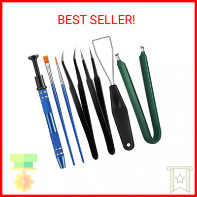 9 Pieces Keyboard Lube Switch Puller Kit IC Extractor Switch Puller Key ...