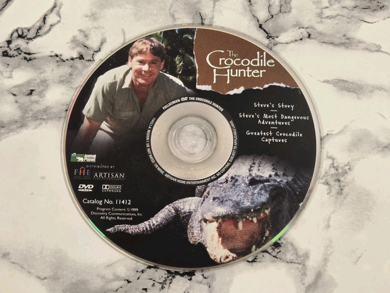 The Crocodile Hunter - Animal Planet - Steve Irwin (DVD)(DISC ONLY ...