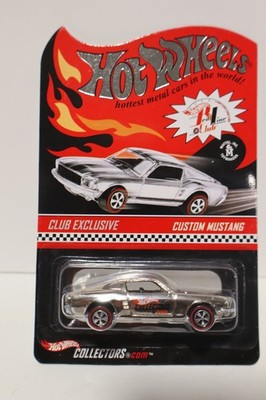 Hot wheels RLC membership club cars Custom Mustang/Black Stripe | eBay.de