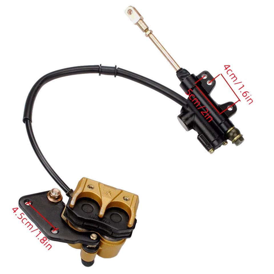 Universal Motorcycle Pit Bike Front & Rear Brake Caliper Kit For 50 ...