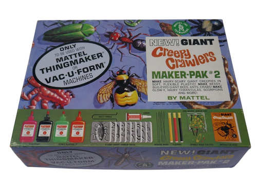 Mattel 1965 Thingmaker Giant Creepy Crawlers Maker-Pak #2 in Original ...