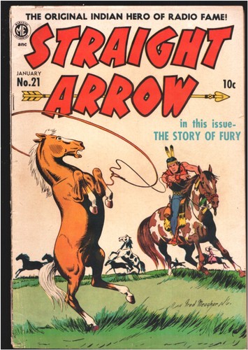 Straight Arrow #21 1952-ME-The Story of Fury-Fred Meagher & Bob Powell ...