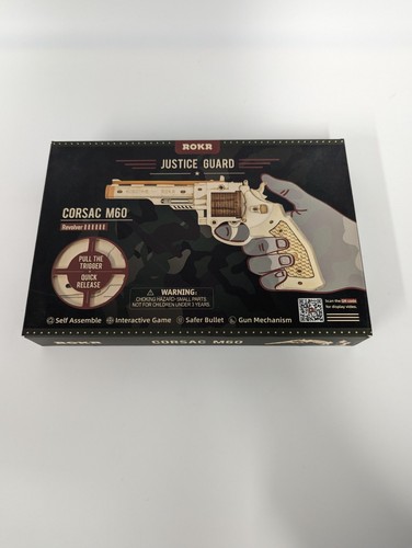 Купить Мозаика | Robotime Rokr Justice Guard CORSAC M60 Revolver Gun 3d ...
