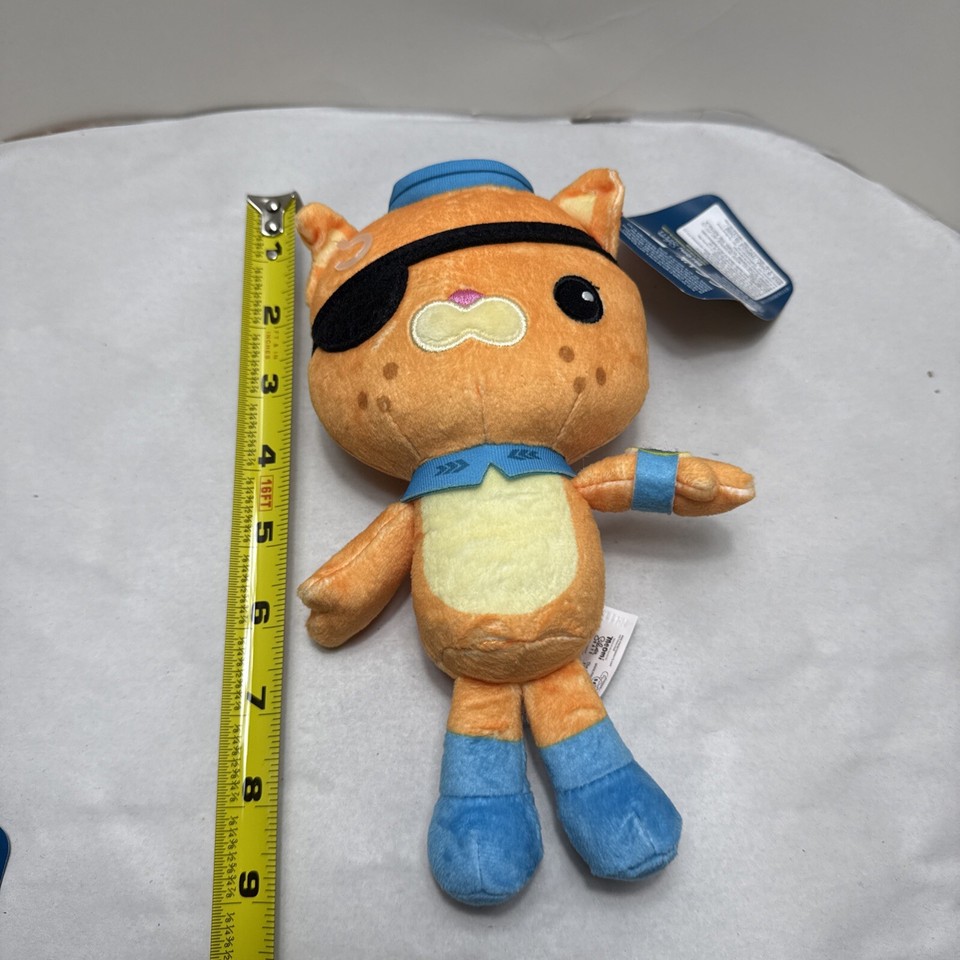 Octonauts Above and Beyond Crew Plush KWAZII 8" Stuffed Animal New with ...