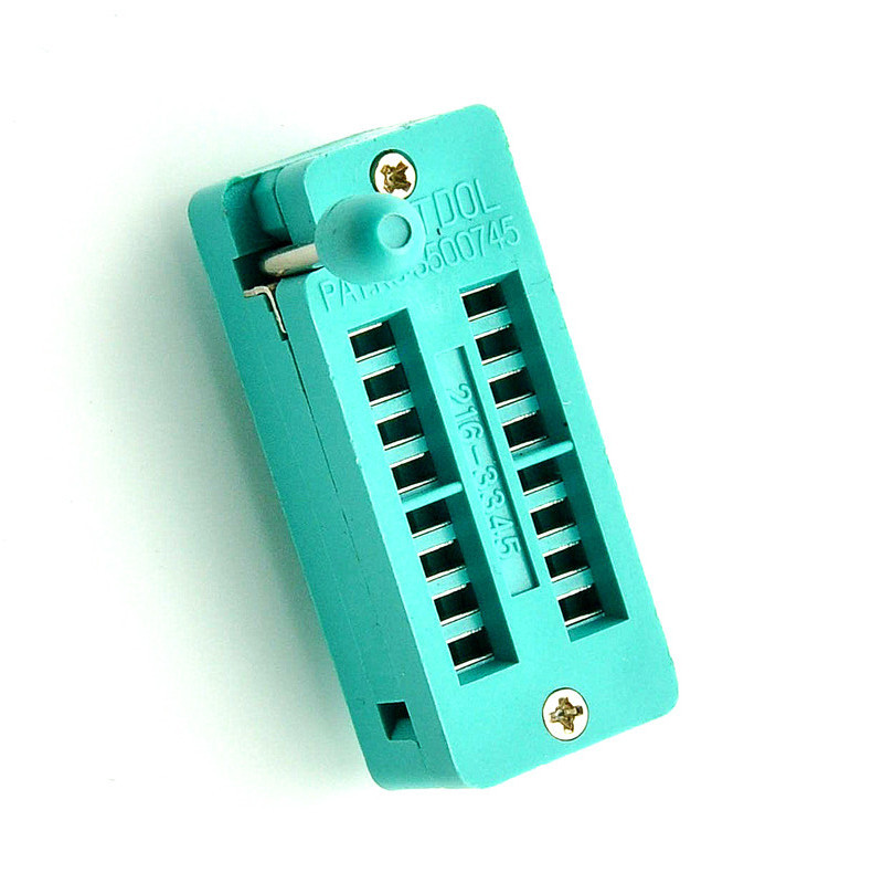 1PCS ZIF 16-pin 16 Pins Test Universal IC Socket 16 Pin DIP NEW M85 | eBay