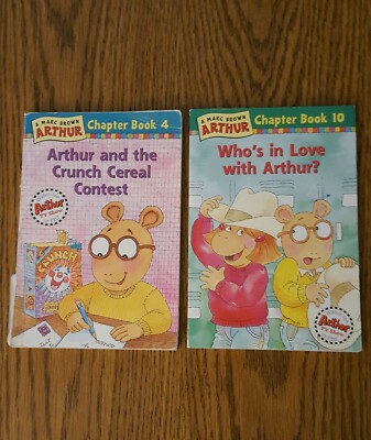 2 Arthur by Marc Brown Paperback Chapter Books from PBS Kids Show #4 ...