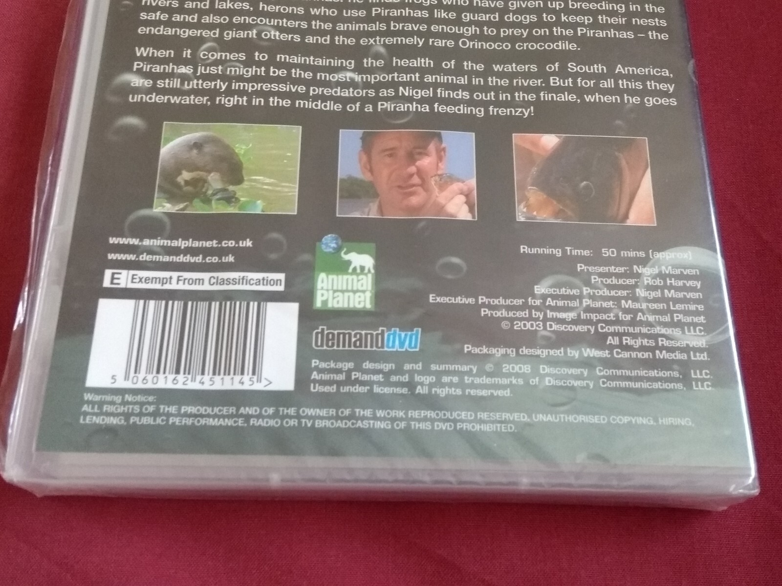 Piranhas With Nigel Marven (DVD, 2008) for sale online | eBay