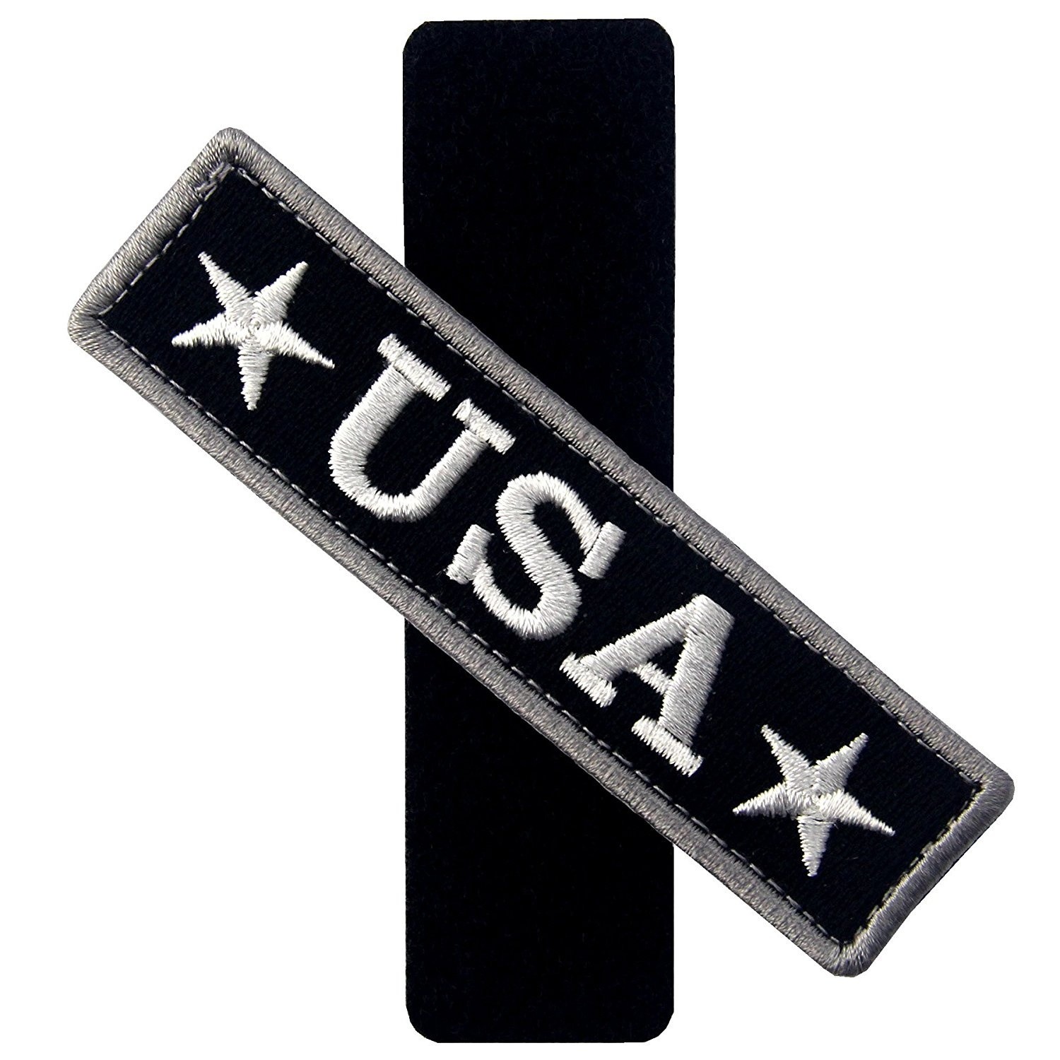 Hook & loop badges Embroidered patches USA Tactical Patch For Clothing ...