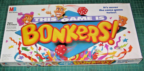 1989 Bonkers Board Game by Milton Bradley Complete VG Condition Vintage ...
