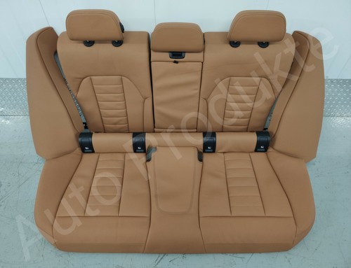 Genuine BMW G20 M Sport Cognac Vernasca Leather Interior Rear Seats ...