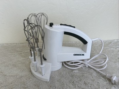 Oreck XL 5 Speed Vertical Hand Mixer & Storage Caddy & 6 Attachments ...