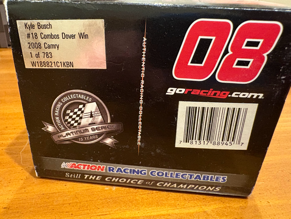Kyle Busch 2008 Combos Dover Win 1/24 NASCAR Diecast Autographed | eBay