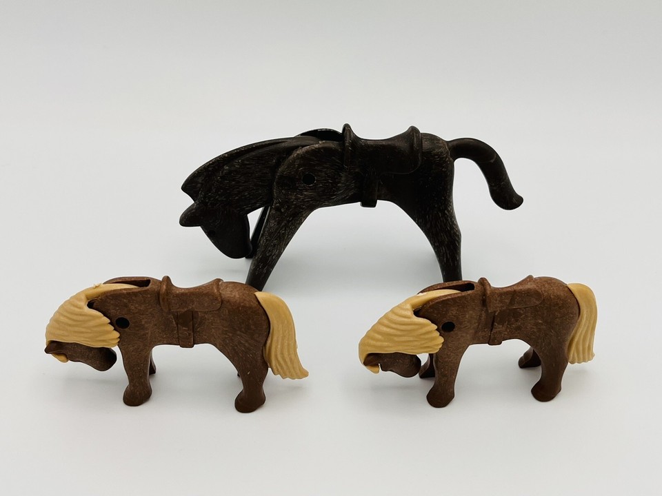 Geobra Playmobil Vintage 1970s 1980s Lot Police Motorcycle Figures ...