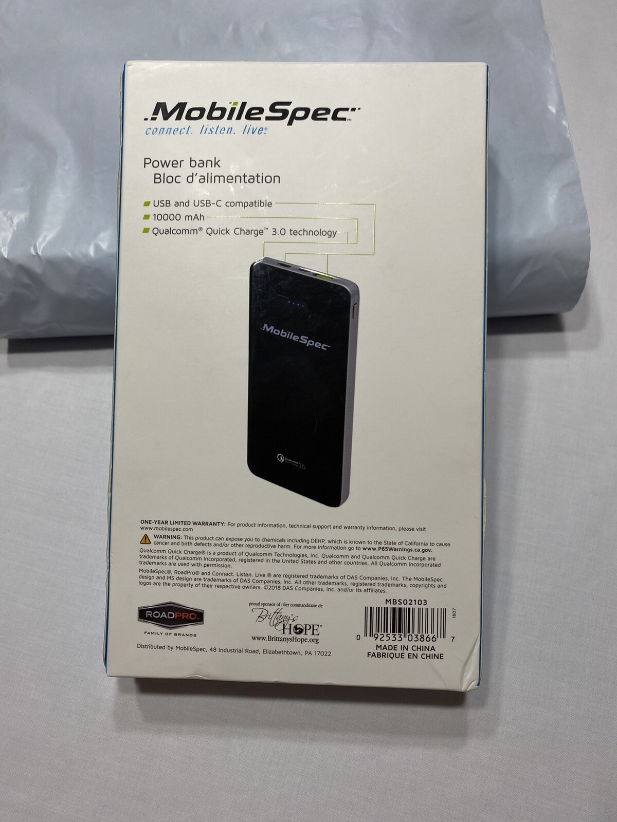 Mobilespec+MBS02103+10000+mAh+Rechargeable+Power+Bank for sale online ...
