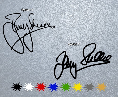 STICKER PEGATINA DECAL VINYL Barry Sheene Signature | eBay