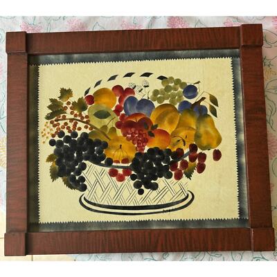 Hope Angier - Theorem Painting - Blue Basket - 21x18 Wood Framed | eBay