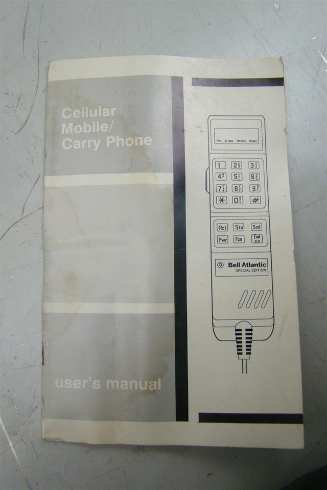 Bell Atlantic Vintage Mobile Carry Phone , Special Edition | eBay