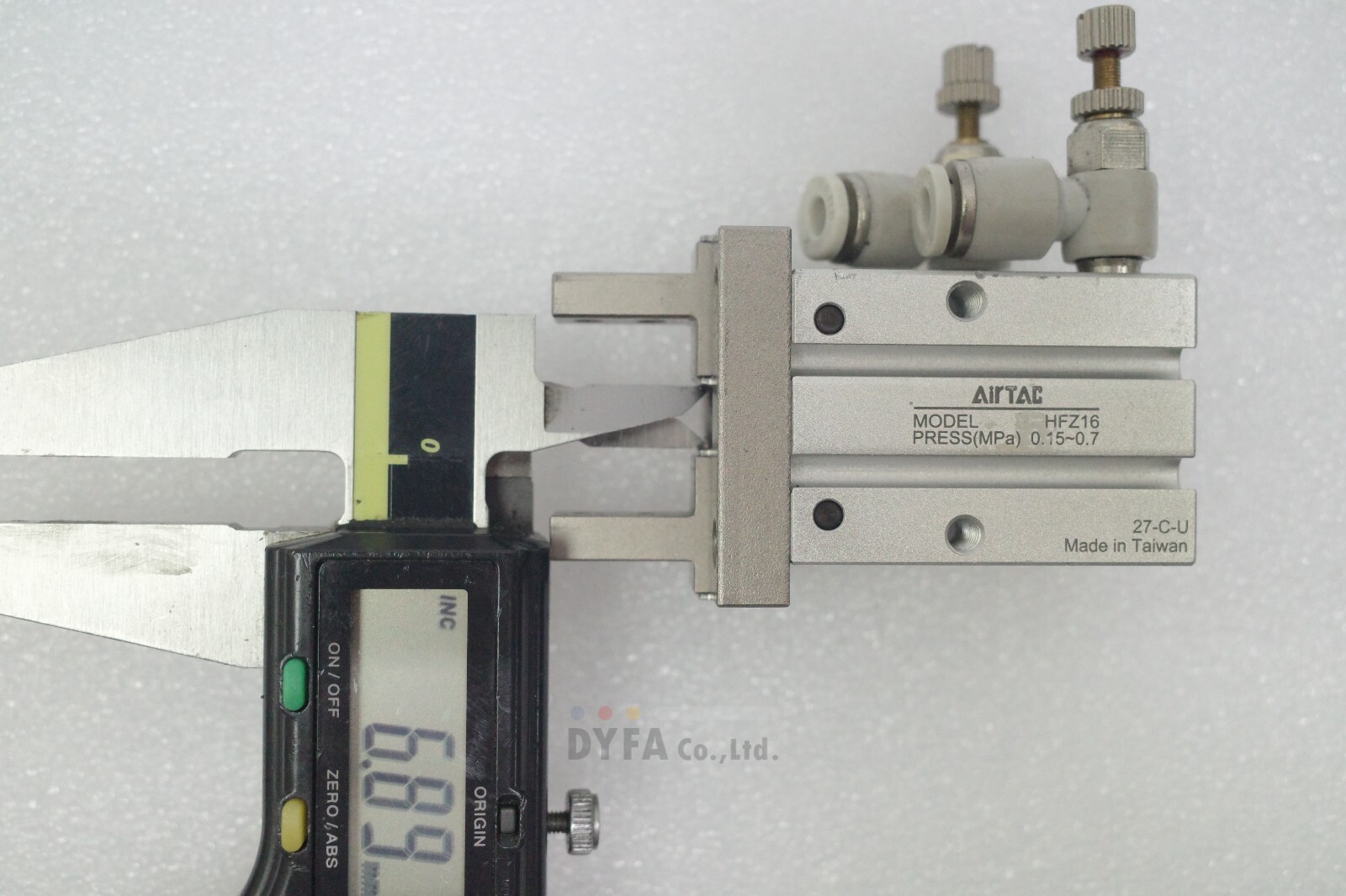 AIRTAC Finger Cylinder Used HFZ16 Pneumatic Gripper MHZ16 type CYL-FIN ...