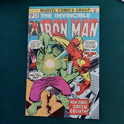 Iron Man #76 1968 series Marvel Hulk Silver Age | eBay